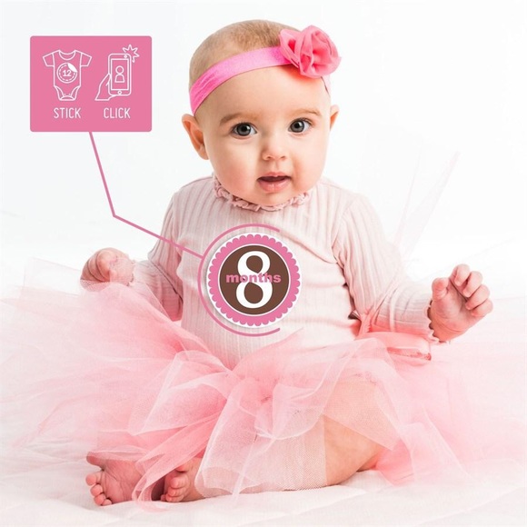 Other | Hppinkbrown Themed Monthly Birth Stickers | Poshmark